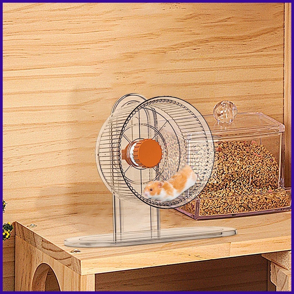 Hedgehog Wheel Quiet Chinchilla Wheel for Hamster Height Adjustable ...