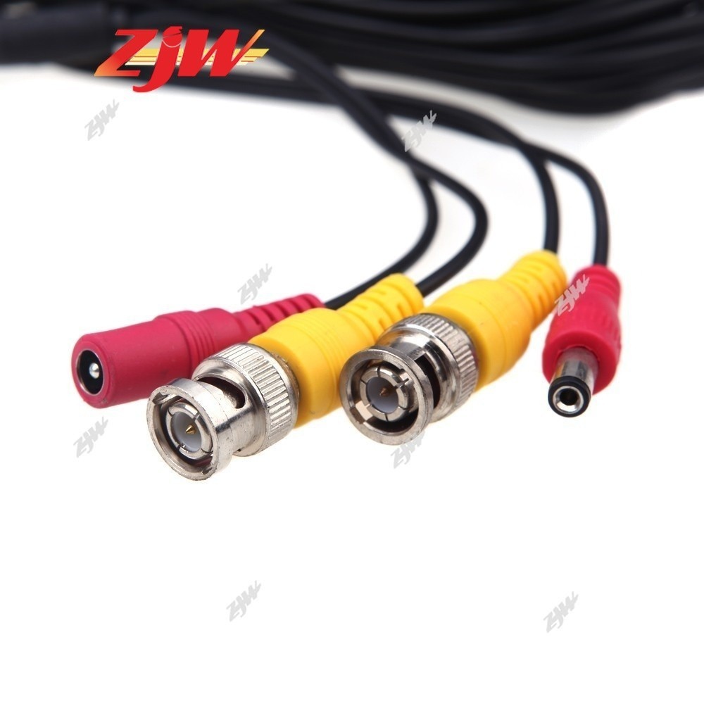 ZJW 5M 10M 20M 30M 40M BNC RG59 Video Power Siamese Cable Security ...