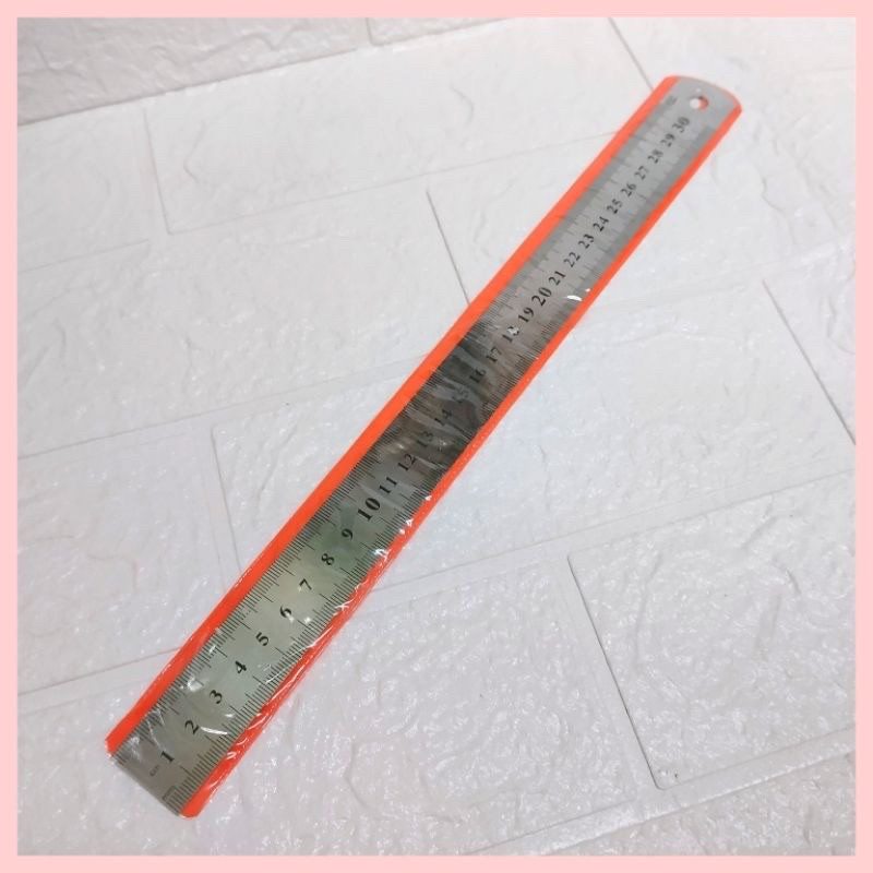 Ruler 12Inches stainless 30cm | Shopee Philippines