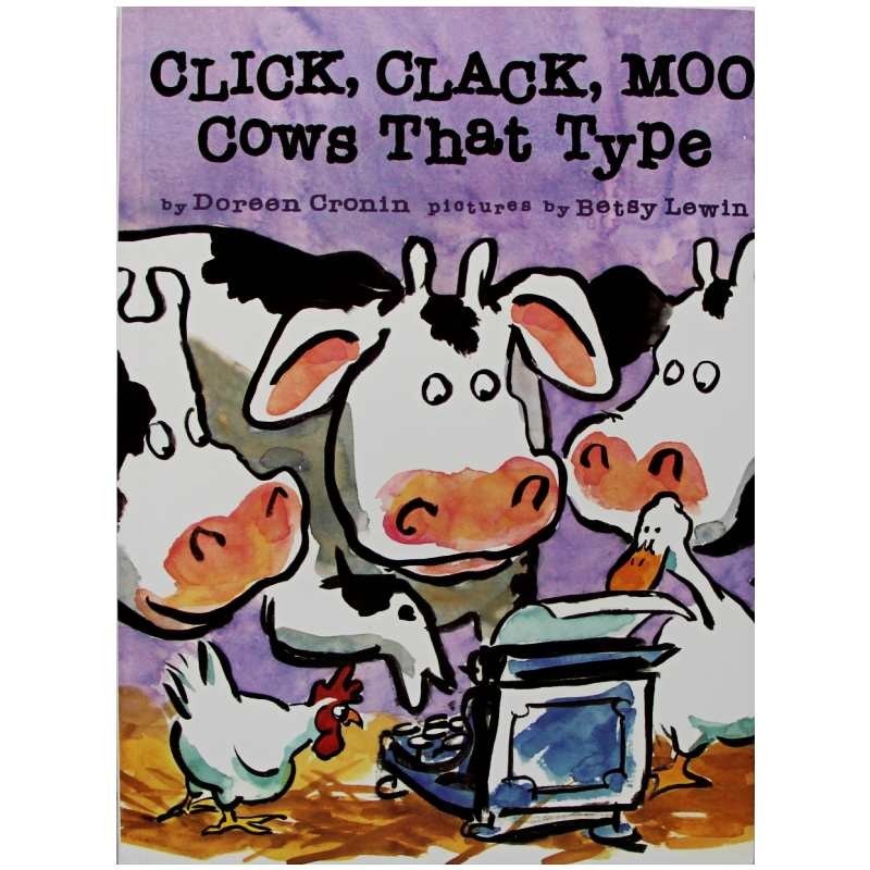 RQ`Click,Clack,Moo Cows That Type By Doreen Cronin Educational English ...