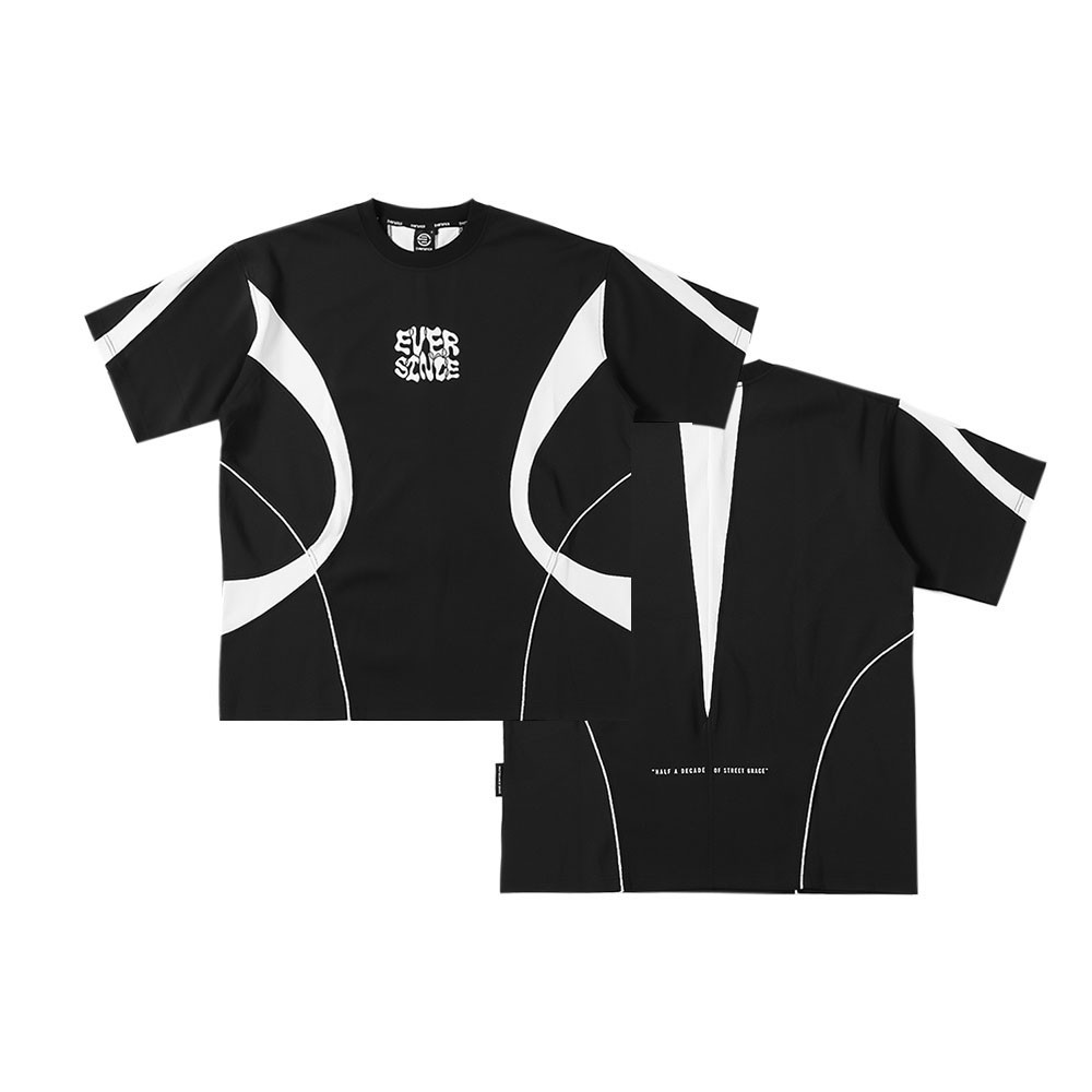 Eversince Sublime Oversized Jersey T-shirt Black | Shopee Philippines
