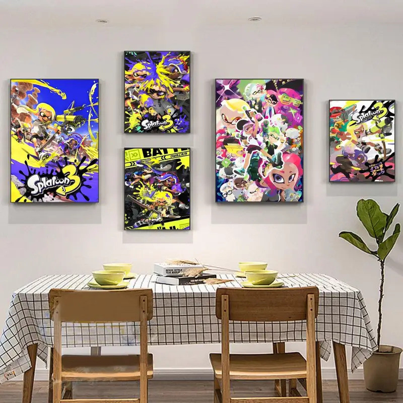Game Splatoon 3 Poster Hot Classic Movie Posters The Office Friends TV ...