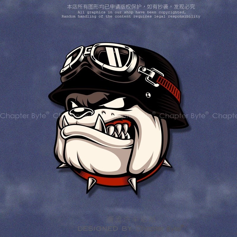 Car Sticker Decoration Creative Motorcycle Helmet Car Sticker Electric ...