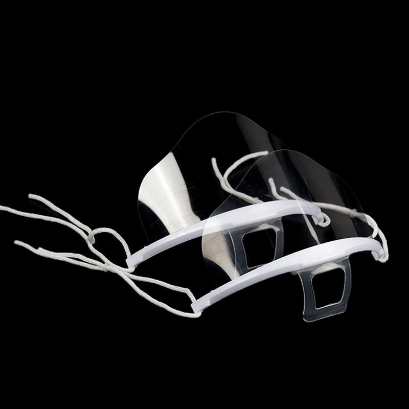 Hiint 5pcs/batch Of Transparent Masks Permanent Anti-fog Catering Food ...