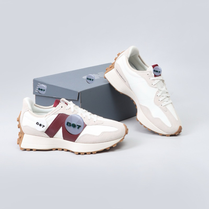 [ORIG] NB 327 Moonbeam Burgundy Women | Shopee Philippines
