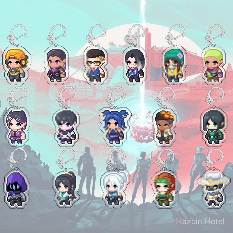 NEW VALORANT Keychain Acrylic Same Style Peripheral Personalized ...