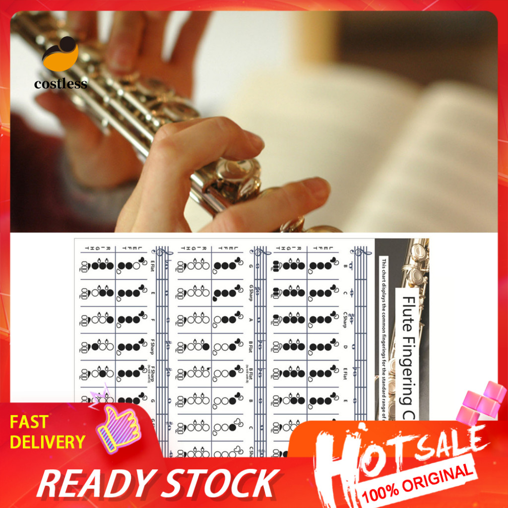 |COD| Professional Guitar Flute Chord Fingering Chart for Beginners ...