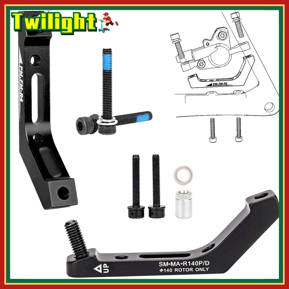 [Twilight] road bike Bike Disc Brake-Caliper Adapter Flat Mount To Post ...