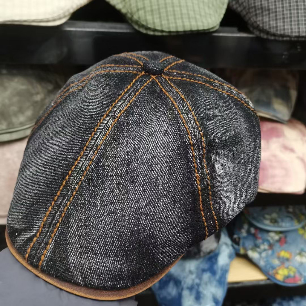 2025 New Style British Beret Literary Octagonal Hat Autumn Winter ...
