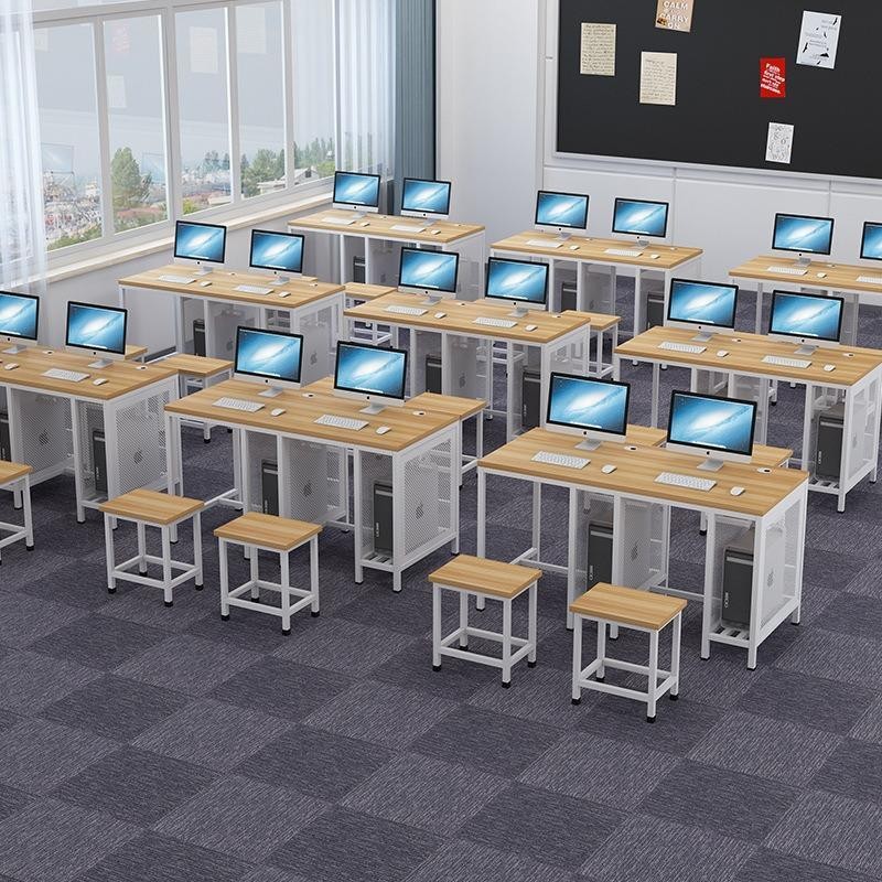 School Computer Room Computer Desk Student Multimedia Classroom ...