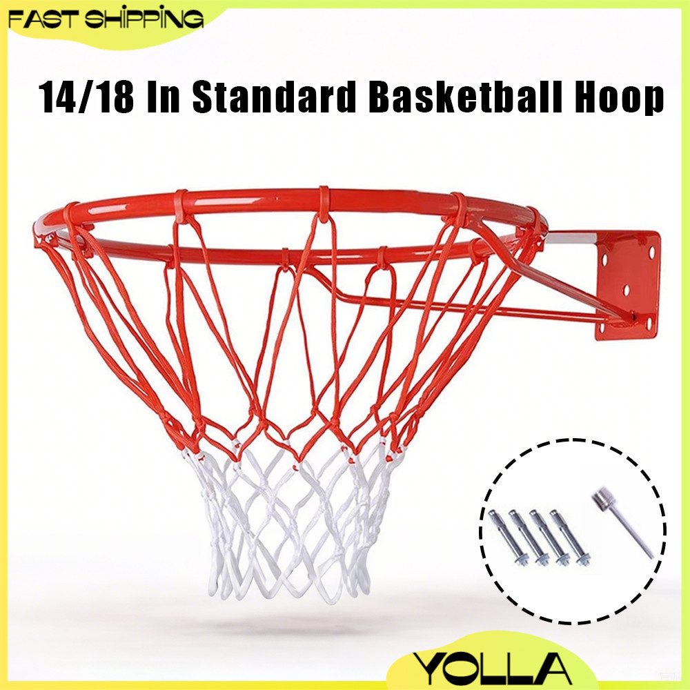 Outdoor NBA Standard Basketball Hoop Ring 14/18 inch For Adults Child ...