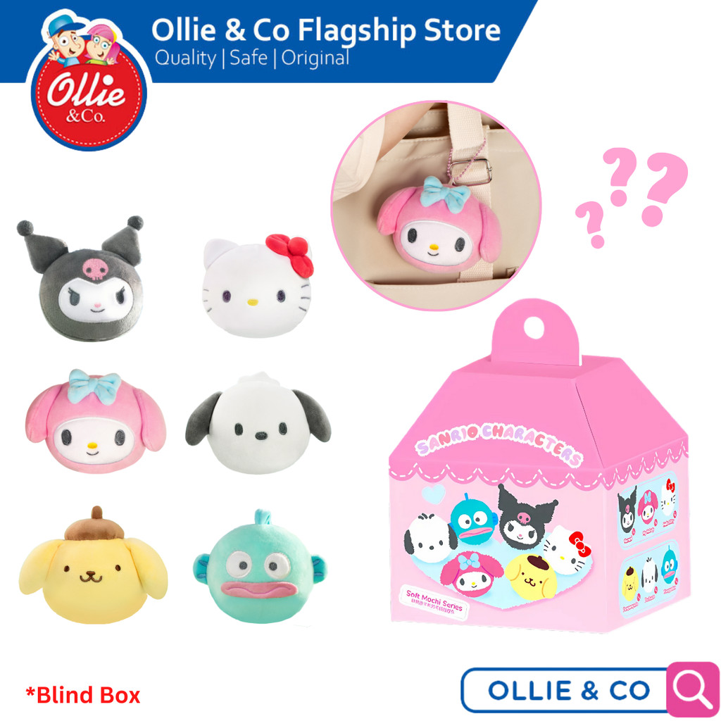 Moetch Sanrio Soft Mochi Blind Box Series, Sanrio Mini Figures, Cute ...