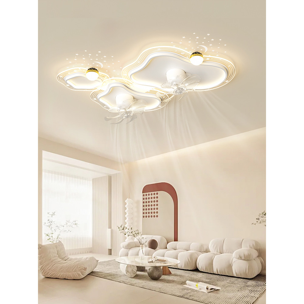 Full Spectrum Eye Protection Fan Light Home Simple Ceiling Bedroom ...