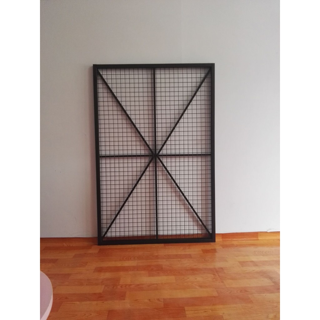 New Decorative Iron Mesh Grid Background Wall Industrial Style Wire ...