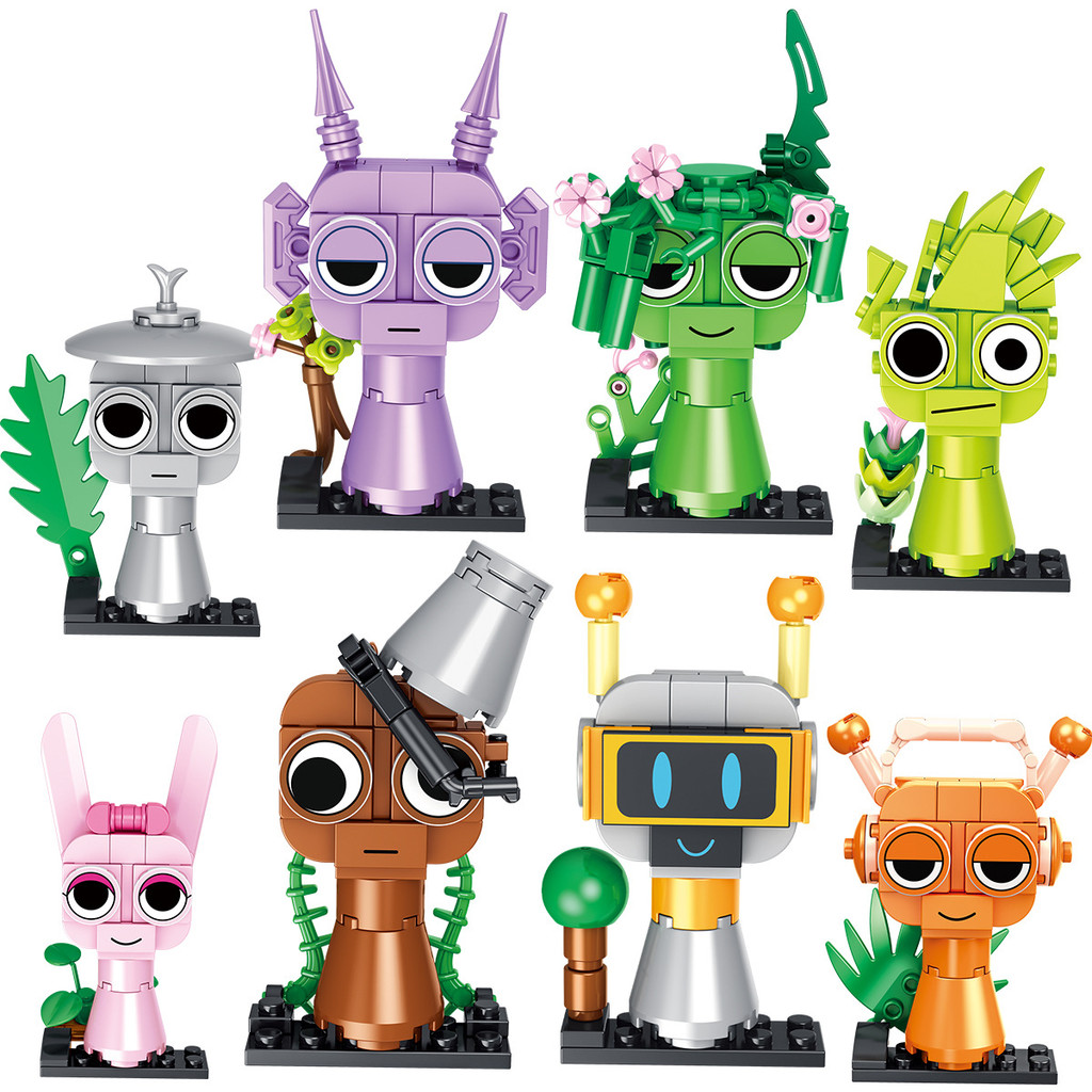 Sprunki Simon Music Box Music Note Game Building Blocks Assembly Toys ...