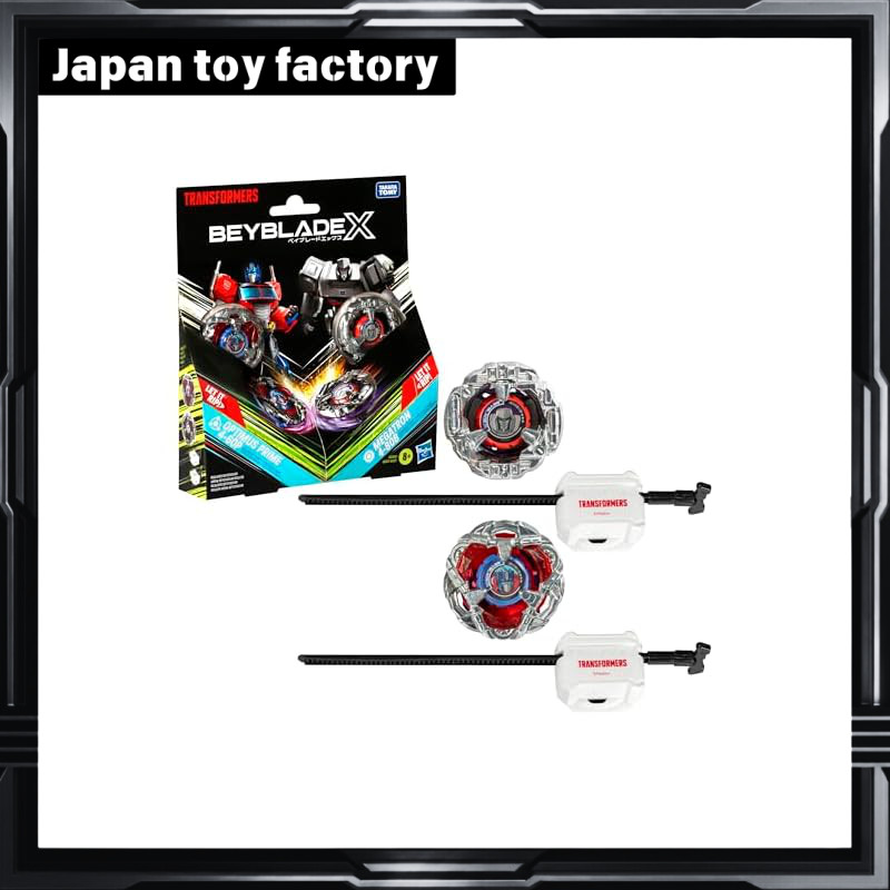 Beyblade X Transformers Collab Optimus Prime 4-60P vs Megatron 4-80B ...