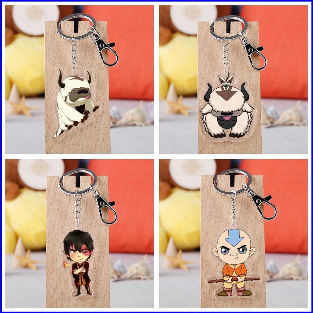 HQ3 Avatar The Last Airbender keychain Aang Katara Sokka Zuko Iroh ...