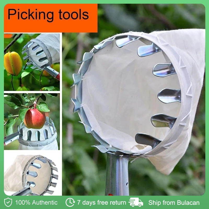 Fruit Picker Head Basket Portable Harvest Picking Citrus Collector ...