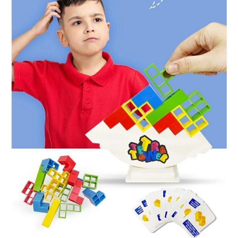 [LIVE Now] TETRIS BALANCING TETRA TOWER BLOCK BALANCING Toy/Balance ...