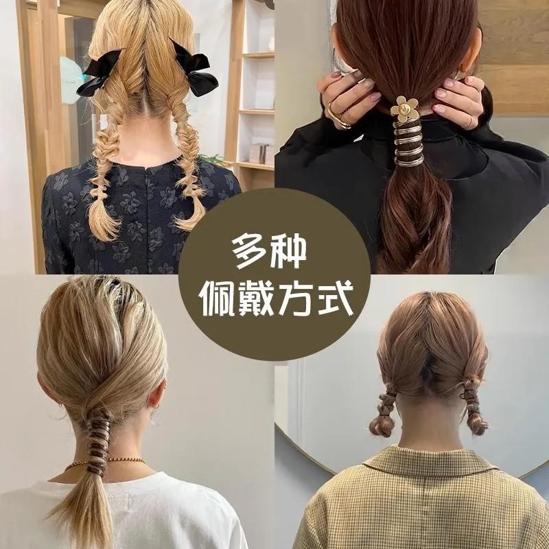 Japanese-style Telephone Wire Hair Tie Women Bubble Braid Hair Braider ...