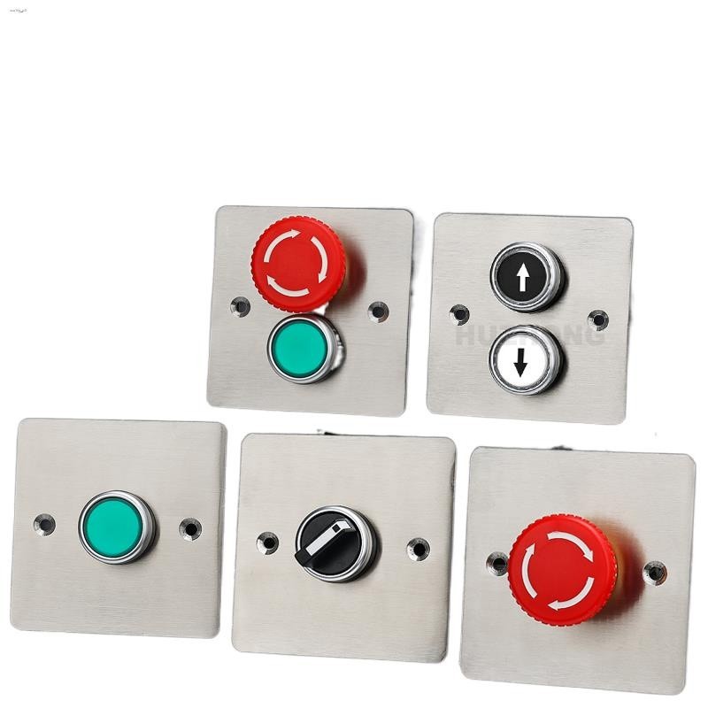 86 type stainless steel wall concealed button box switch control box ...