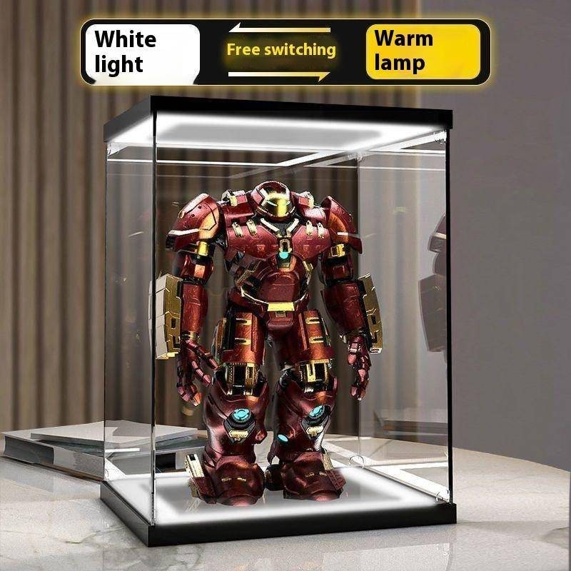 Acrylic Lego Display Box with Light Transparent Anti-dust Cover ...