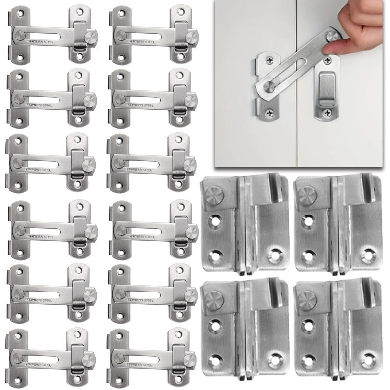 Stainless Steel Simple Rust-Resistant Door Lock/Adjustable Safety ...