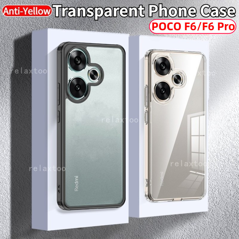 PocoF6 5G Fashion Transparent Casing For Xiaomi Poco F6 pro Pocophone ...