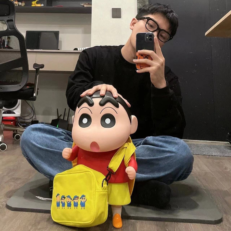 38cm Large Crayon Shin chan Handmade Series Female Gifts Anime Nohara ...