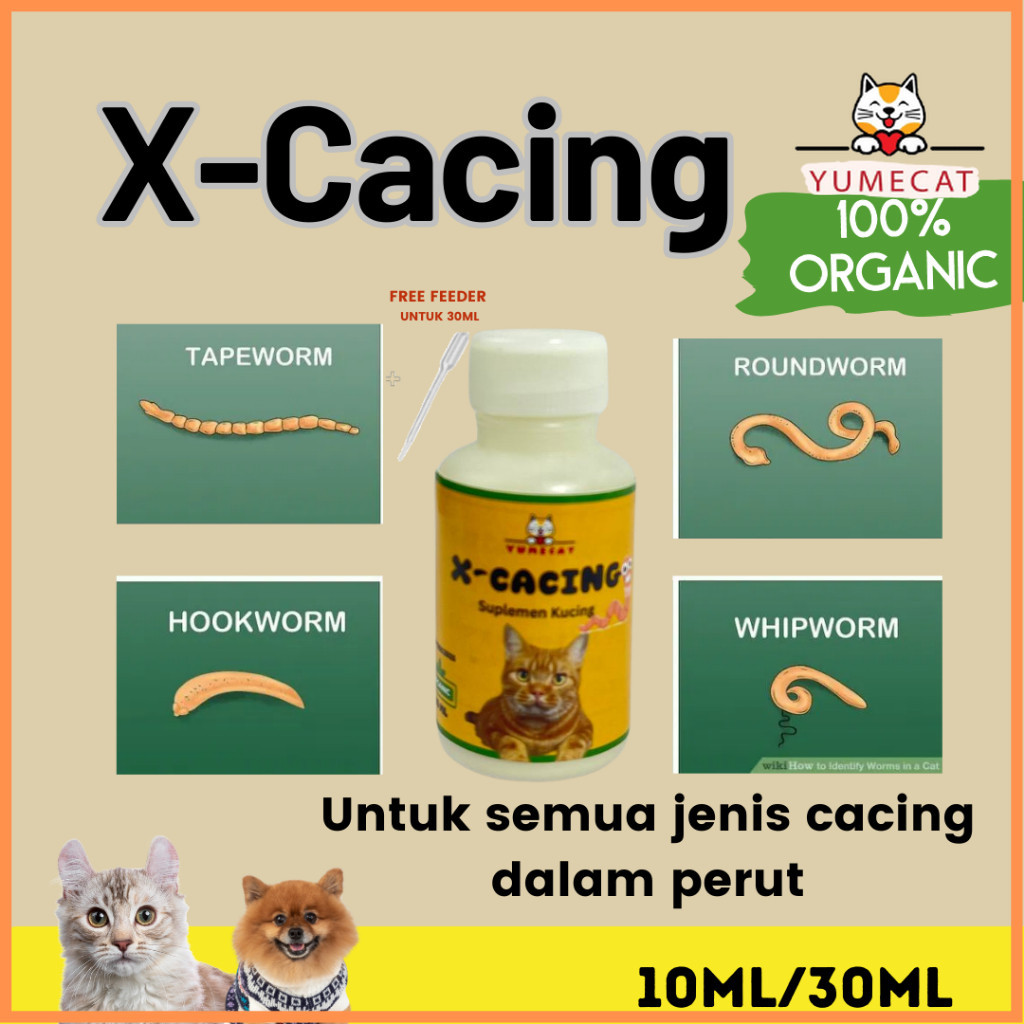 Yumecat Medicine For Worms Cat Arnab Dog Cat Rabbit Special Liquid ...