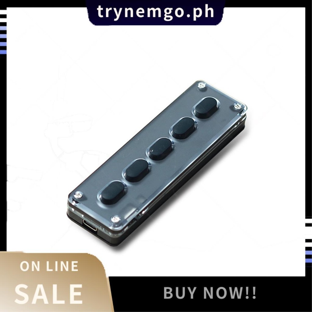 Available 5 Keys Custom Keypad Macro Programmable Bluetooth Keyboard ...