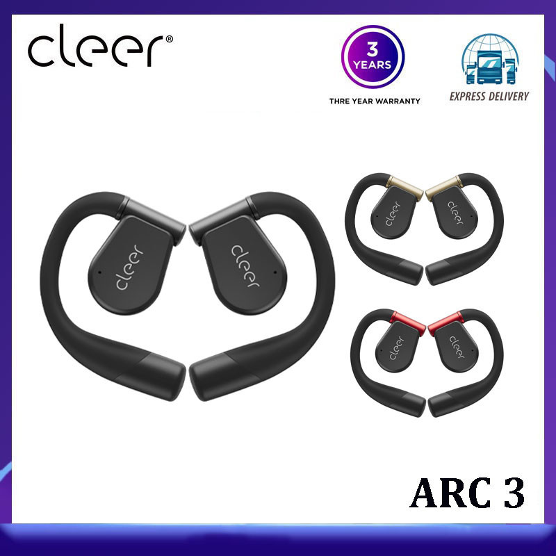 Cleer ARC 3 non in ear open Dolby space audio AI intelligent wireless ...