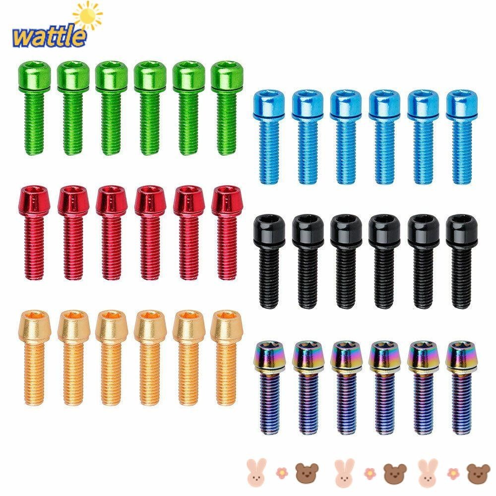 WATTLE 6pcs Fixed Bolt M5 x 18mm Stainless Steel Bolt Outdoor MTB ...