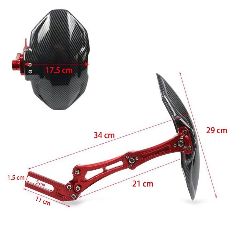 GUYU Motorcycle Fenders Carbon Fiber Textured Fenders Electric Vehicle ...