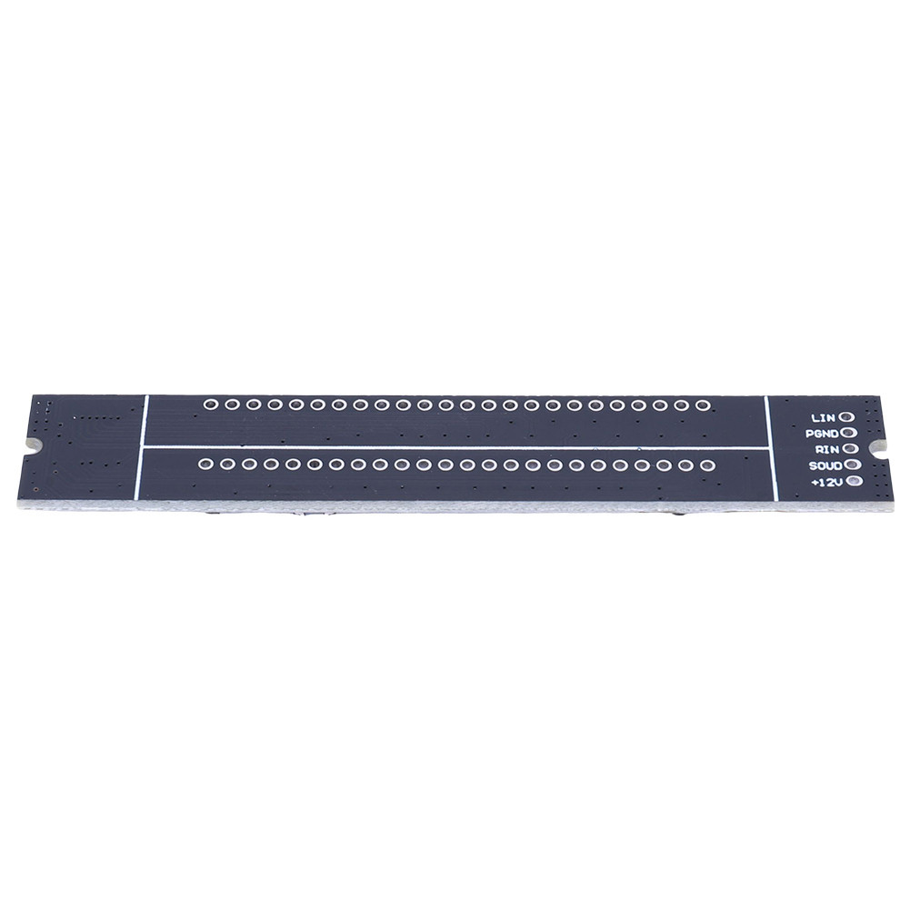 Dual 12 Stereo LED Level Indicator Adjustable VU Meter Stereo Amplifier ...