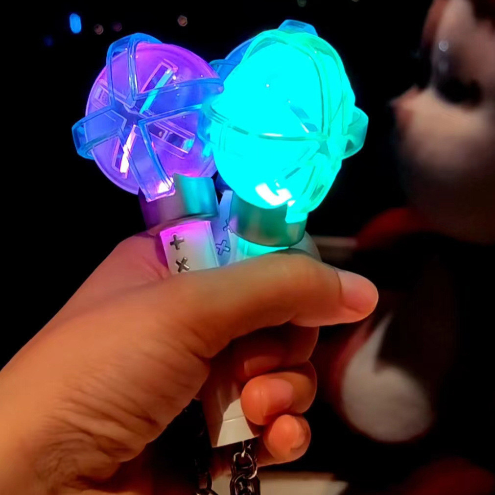 Kpop Idol TXT YEONJUN SOOBIN BEOMGYU Mini Lightstick Keyring Glow Stick ...