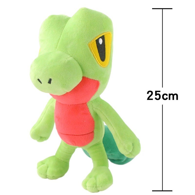25CM Pokemon Anime Treecko Animal Pet Green Lizard Plush Peluche Soft ...