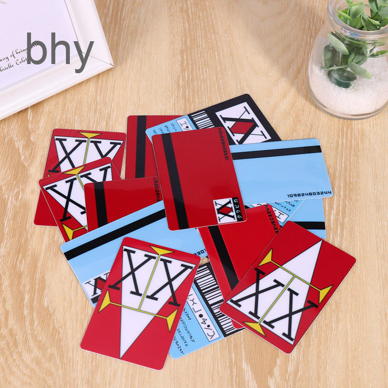 bhy Anime Hunter X Hunter License Card Sticker Cosplay Prop | Shopee ...