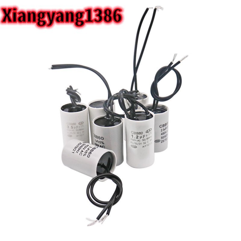 Cbb60 Start Capacitor 1/1.5/2/2.5/3/3.5 UF 450VAC Capacitor | Shopee ...