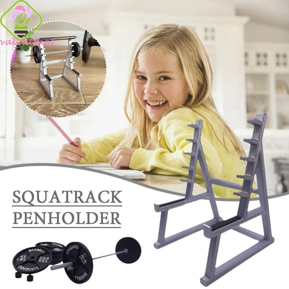 AVALENTINE Barbell Rack Display Holder, Pen Pencil Holder Stationery ...