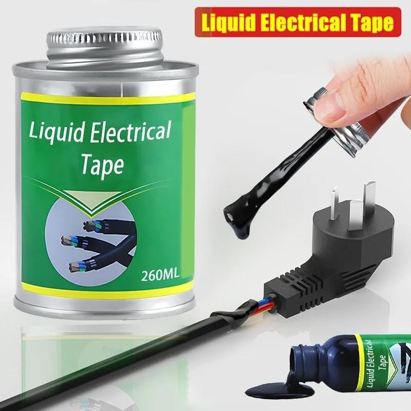 100/260ml Liquid Electrical Tape Insulating Tape Rubber Electrical Wire ...