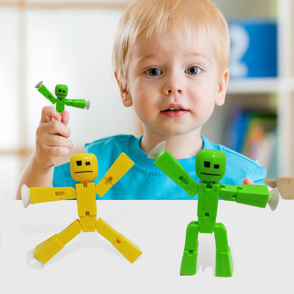 LDqy_ Robot Toy Moveable Limb Diverse Sucker Design Smooth Surface ...