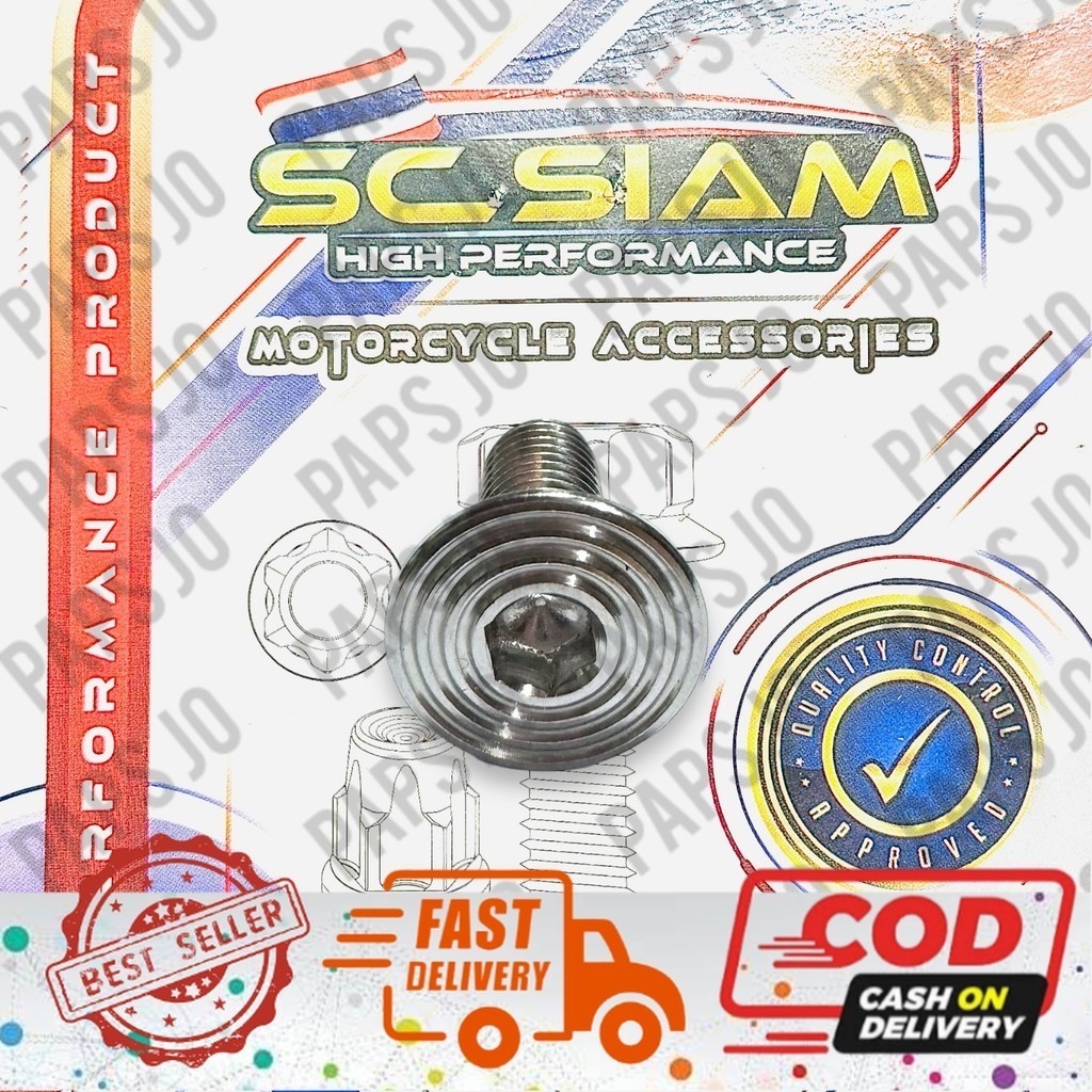 SC SIAM CONCAVE DISC BOLT SUPER FLAT | Shopee Philippines