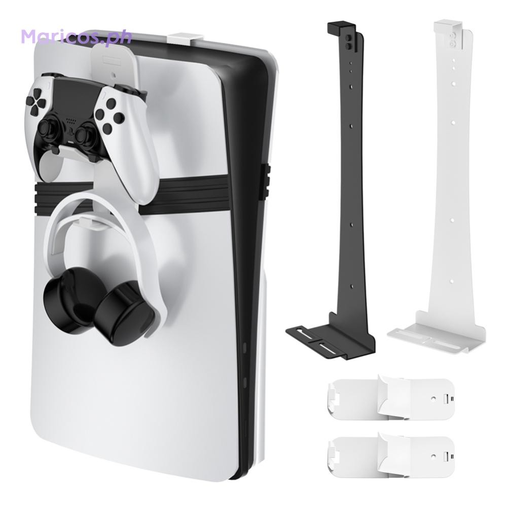 New For PS5 Pro/PS5 Slim/PS5 Wall Mount Storage Bracket with Controller ...