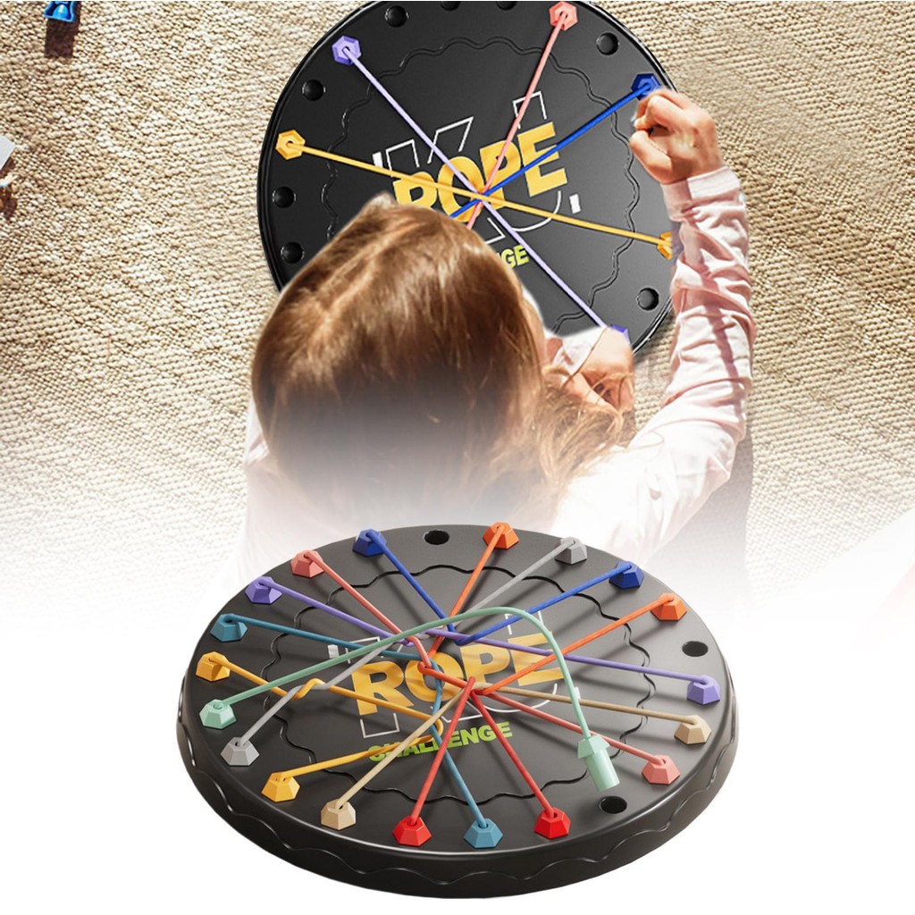 Rope Untangling Game Twisted Rope Game Brainy Knots Game Logic Training Game Brain Strategy ...