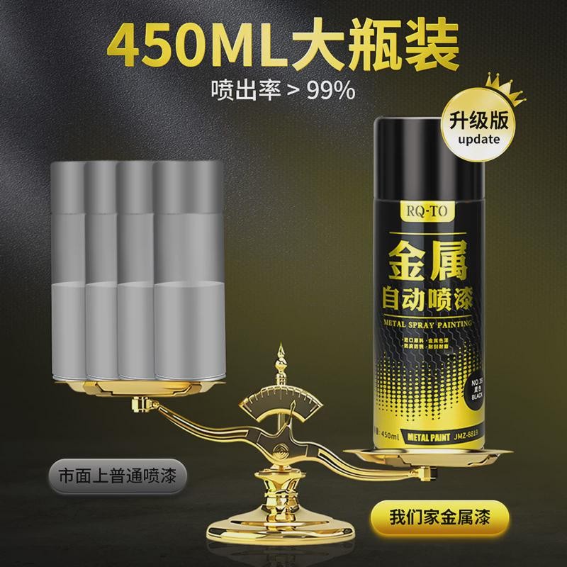 Anti-Corrosion Self-Spray Paint Matte Black Paint Metal Anti-Rust Paint ...