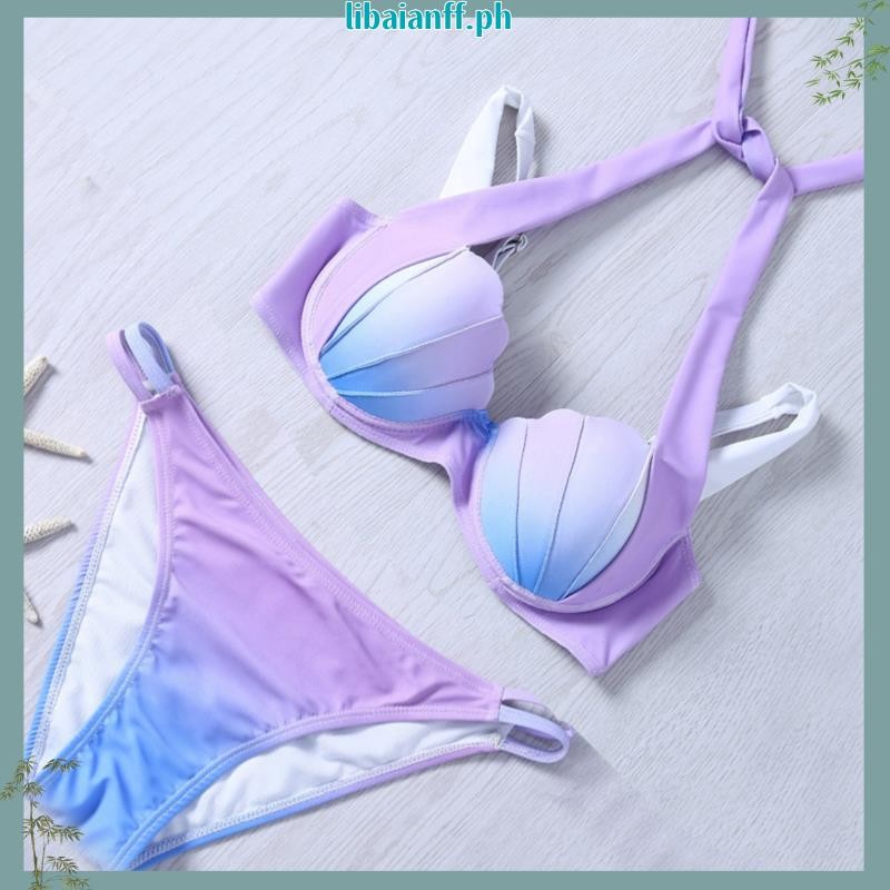 New Style Swimsuit Mermaid bikini Swimsuit 4 Gradient Shell bikini ...