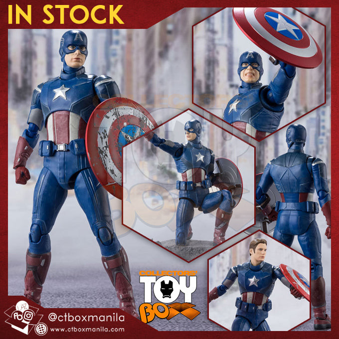 SH Figuarts Marvel Avengers Assemble Captain America | Shopee Philippines