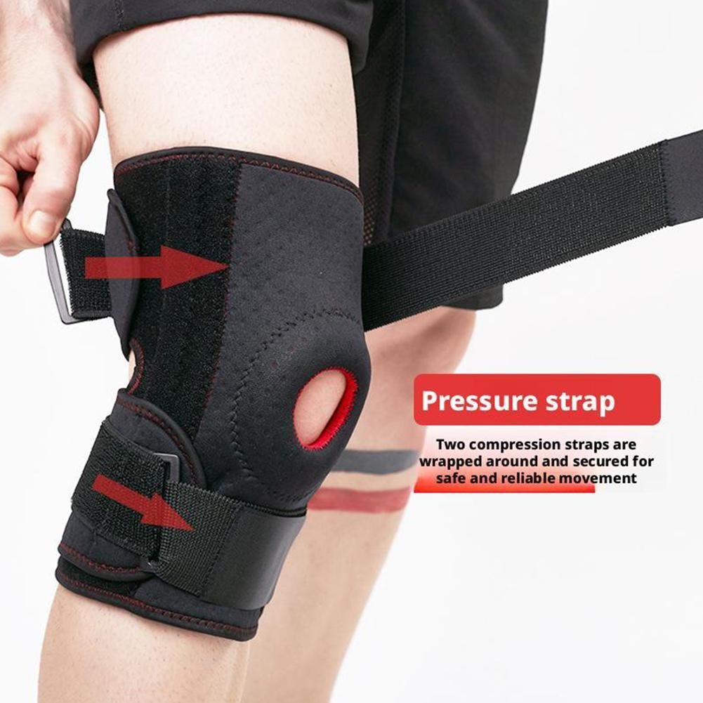 Professional Sports Knee Brace With Side Stabilisers Compression ...