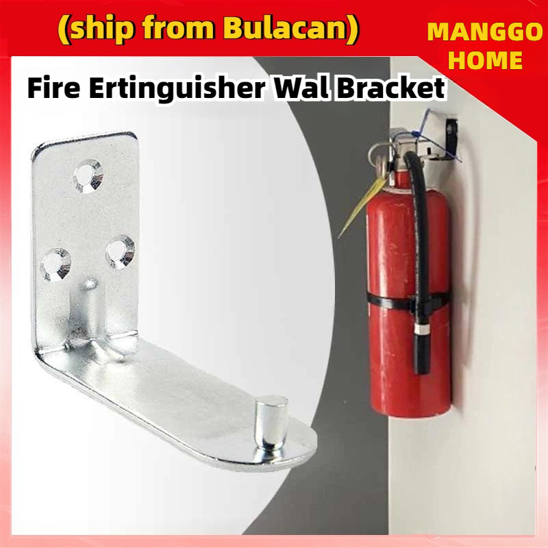Fire Extinguisher Hook L-shaped Iron Bracket Steel Fire Extinguisher ...
